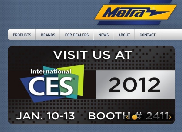 [CES 2012 Preview] Metra Readies Car-Install Products