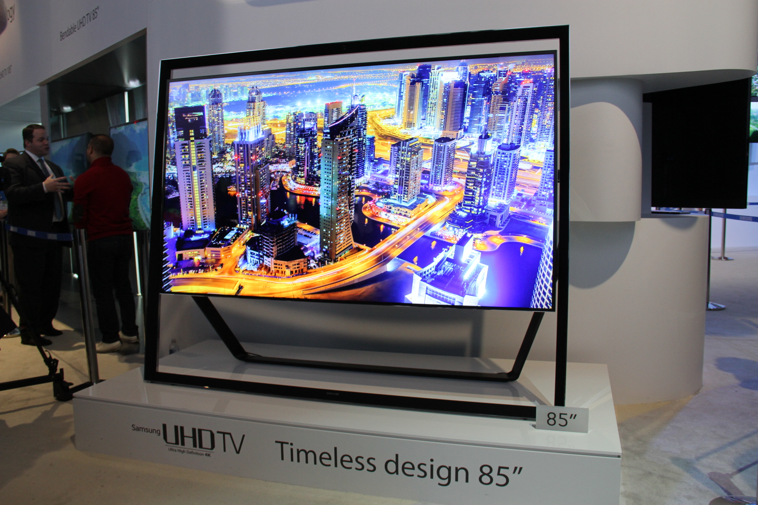 [CES 2014] Samsung Electronics to showcase 'Timeless design 85inch UHD TV'