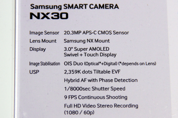 [CES 2014] Smart Camera, 'NX30'!