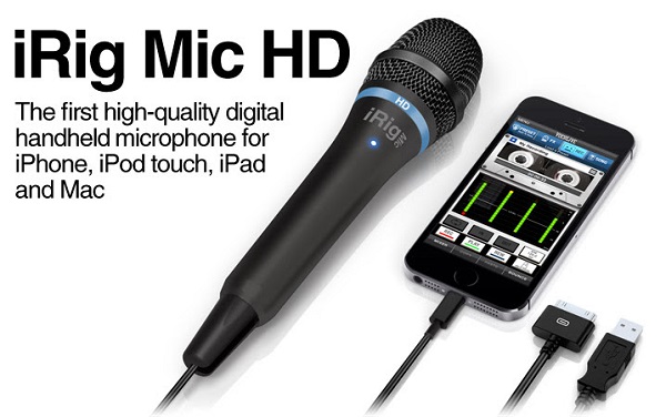 K Multimedia announces iRig Mic HD : The first high-quality digital ...