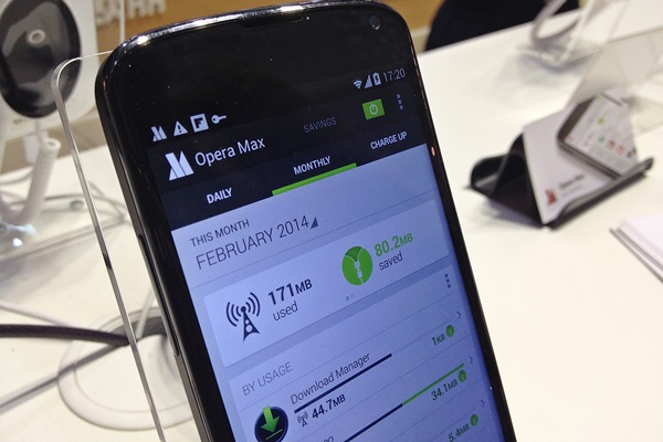 [MWC 2014 Video] Opera Software Presented Data-Savings App ‘Opera Max’