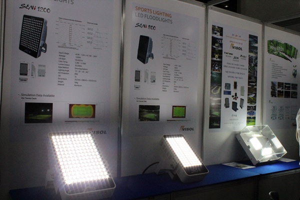 [LED & OLED EXPO 2014] VISOL Showcases High Power LED Sports Lighting ...