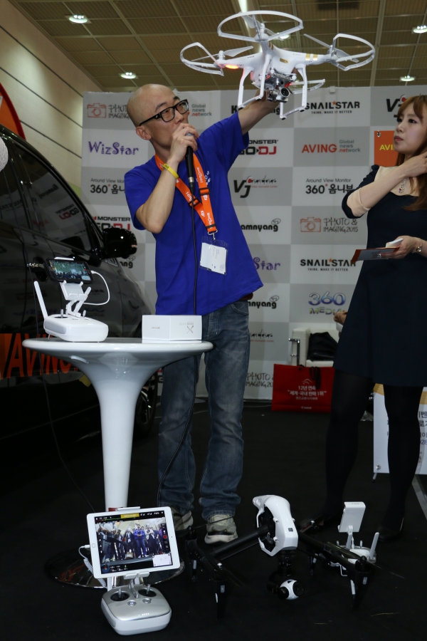[P&I 2015 Photo] Racing Model Oh Ahee Introduced IDrone