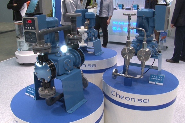 [KOREA CHEM 2015 Video] Cheonsei Ind's Mobile Device Controlled Pumps