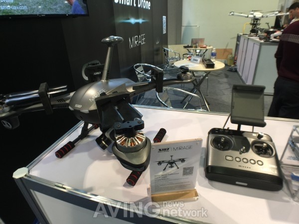 [CES 2016] SMD’s Drone 'MIRAGE,' Avoiding Obstacles by Ultrasonic Waves