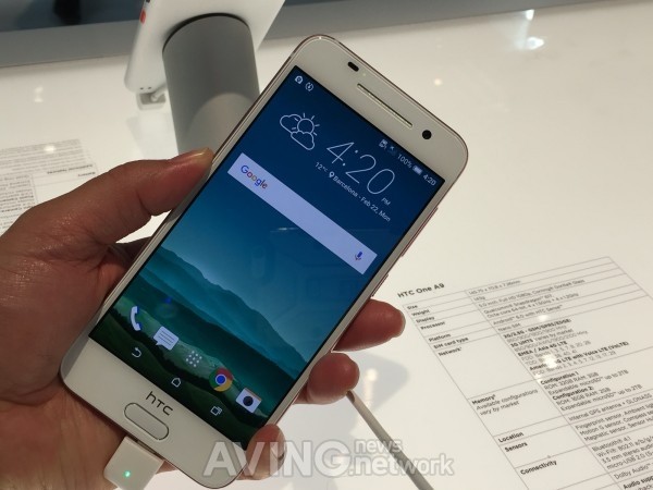 [MWC 2016] HTC One A9, Simple Design with Metal Body