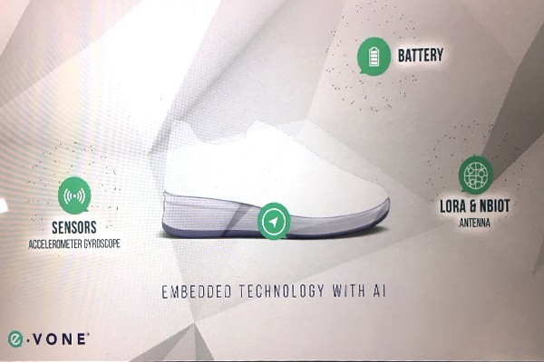 [CES2018] E-vone introducing Smart Shoes with Drop Detector and Warning ...