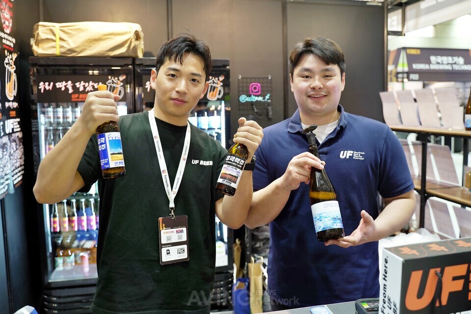 [DRINK SEOUL 2023] UF Beer brought its four craft beers… “Made with Korean two-rowed barleys ...