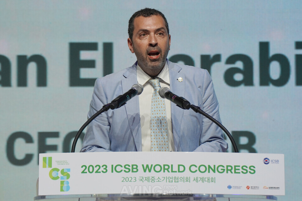 Ayman El Tarabishy, the President of the International Council for ...