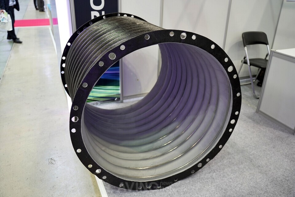 Khan Engineering exhibits bellows for ship engine test operation at ...