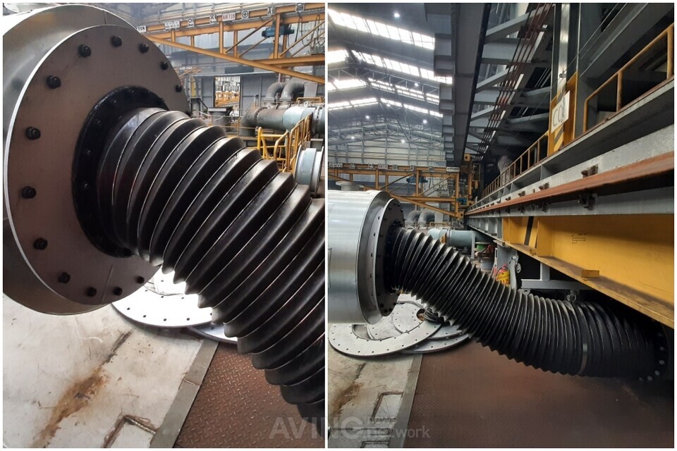 Khan Engineering exhibits bellows for ship engine test operation at ...