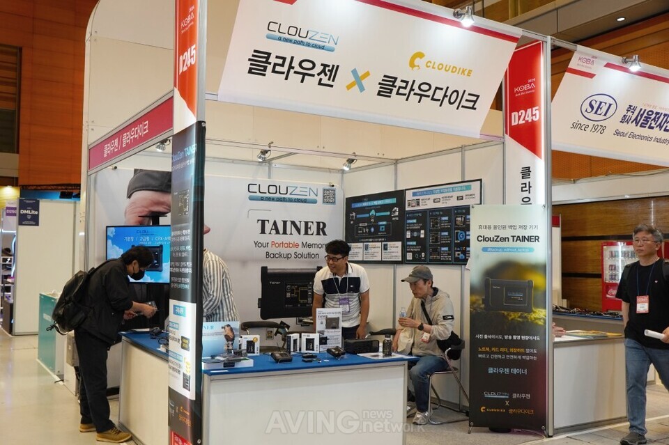Clouzen and Cloudike Showcase 'Tainer' with Direct Cloud Backup Support at KOBA 2024