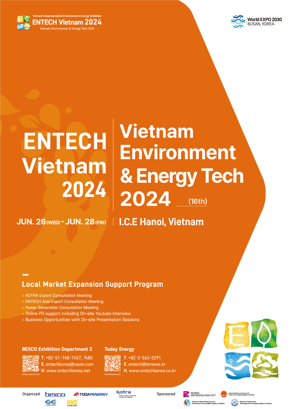 The ENTECH Vietnam opens on June 26th at the Hanoi I.C.E. Exhibition ...