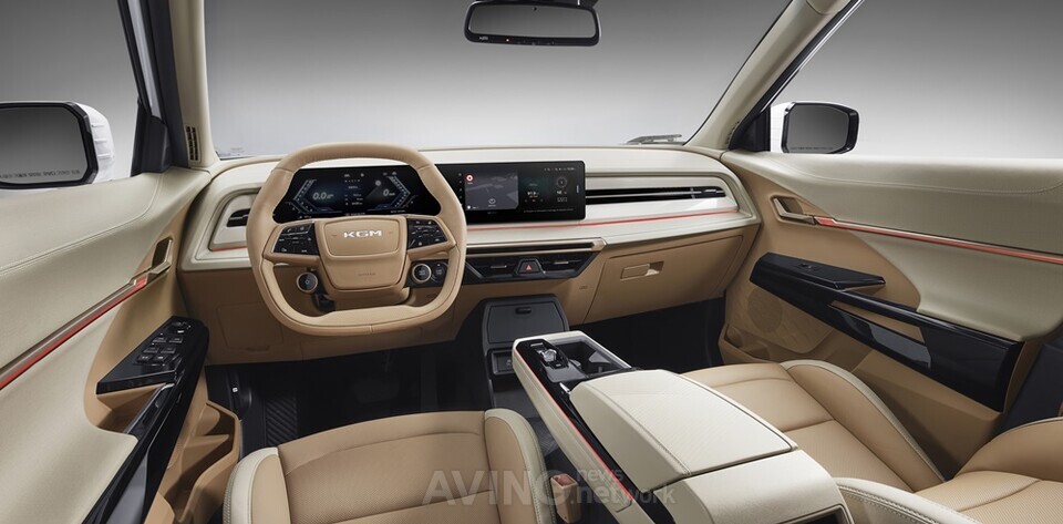 KG Mobility Reveals 'Actyon' Slim & Wide Interior... "Adding Luxurious Design Elements to a ...