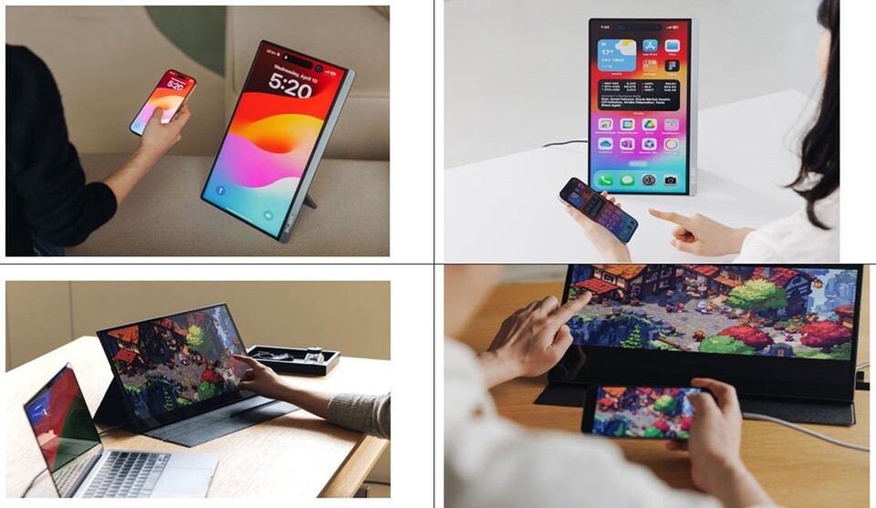 [Pangyo Tech] EKLEER Introduces Portable Monitor Supporting iPhone Mirroring and Android DeX at ...