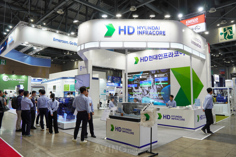 HD Hyundai Infracore Showcases Next-Generation Hydrogen Engine Technology at H2 MEET 2024 ...