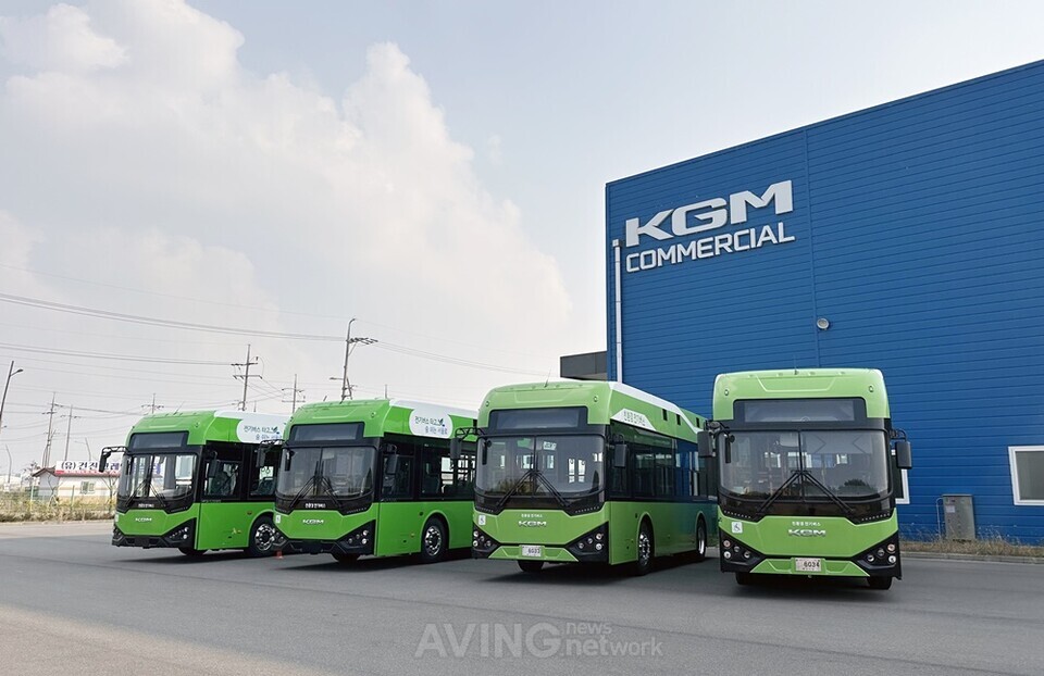 KGM Commercial begins mass production of 9M electric buses at Gunsan plant: “Expanding lineup to ...