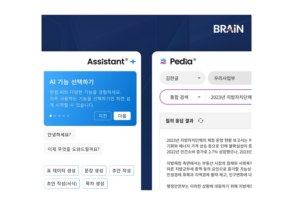 [Pangyo Tech] Hancom Launches Two AI Solutions: “From Document Creation ...