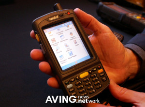 Symbol, mobile computer 'MC70' with a scanner built inside