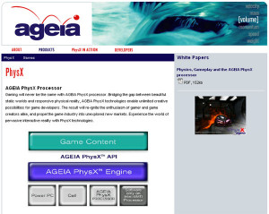 AGEIA and Emergent Announce Plan to Fully Integrate AGEIA PhysX SDK with Gamebryo 3D Graphics ...