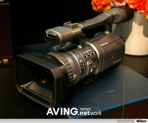 Sony presented its HD camcoder 'HDR-FX7'