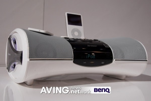 Sharp to unveil white glossy audio docking system 'DK-A1' for iPod