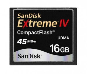 SanDisk to announce its 16GB Extreme IV CF cards for DSLRs