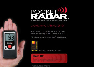 Pocket Radar, the World's Only Pocket-Sized Personal Speed Radar Set to ...