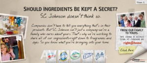 SC Johnson Debuts its New Family Standard of Transparency