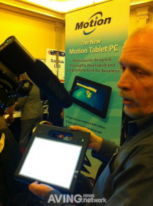 The New Motion Tablet PC at CES Unveiled