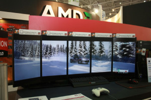 [Computex 2011] AMD to Demonstrate Racing Game Enjoying with 5 Screens